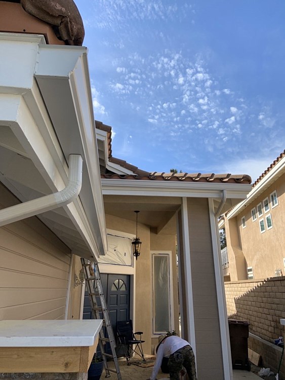 6 inch K Style Gutter Photos, Anaheim, Yorba Linda, Fullerton, Orange, CA